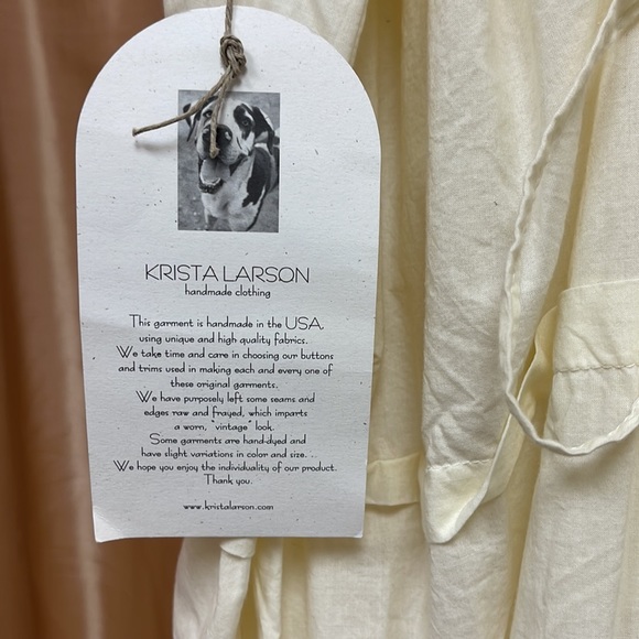 Krista Larson | Tops | Krista Larson 0 Cotton Voile Long Smashed Cami ...